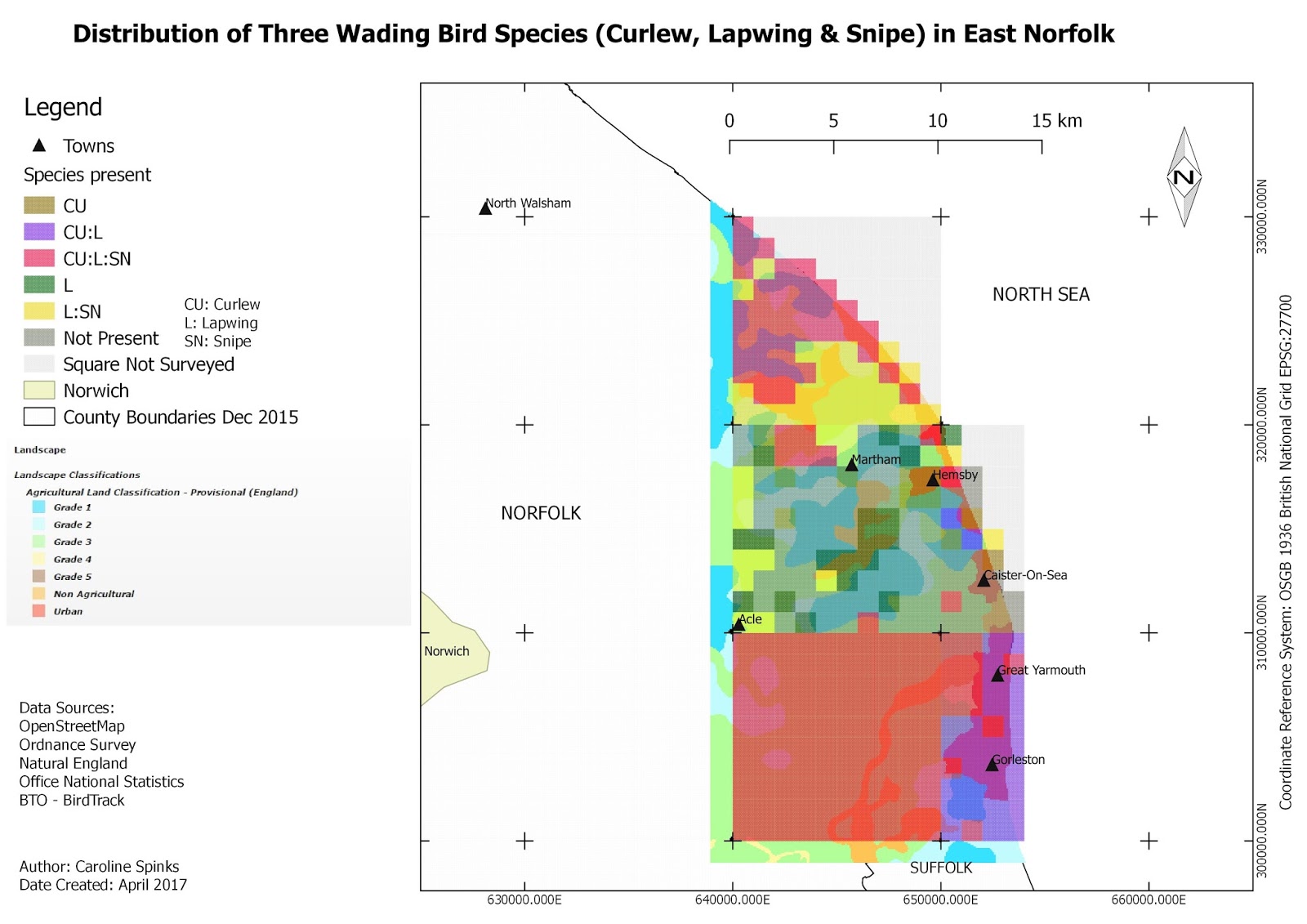 Exploring wildlife through maps.