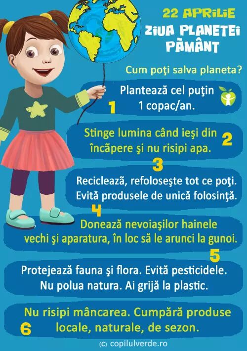 Calea spre SUCCES: 22 Aprilie - Ziua Planetei Pământ