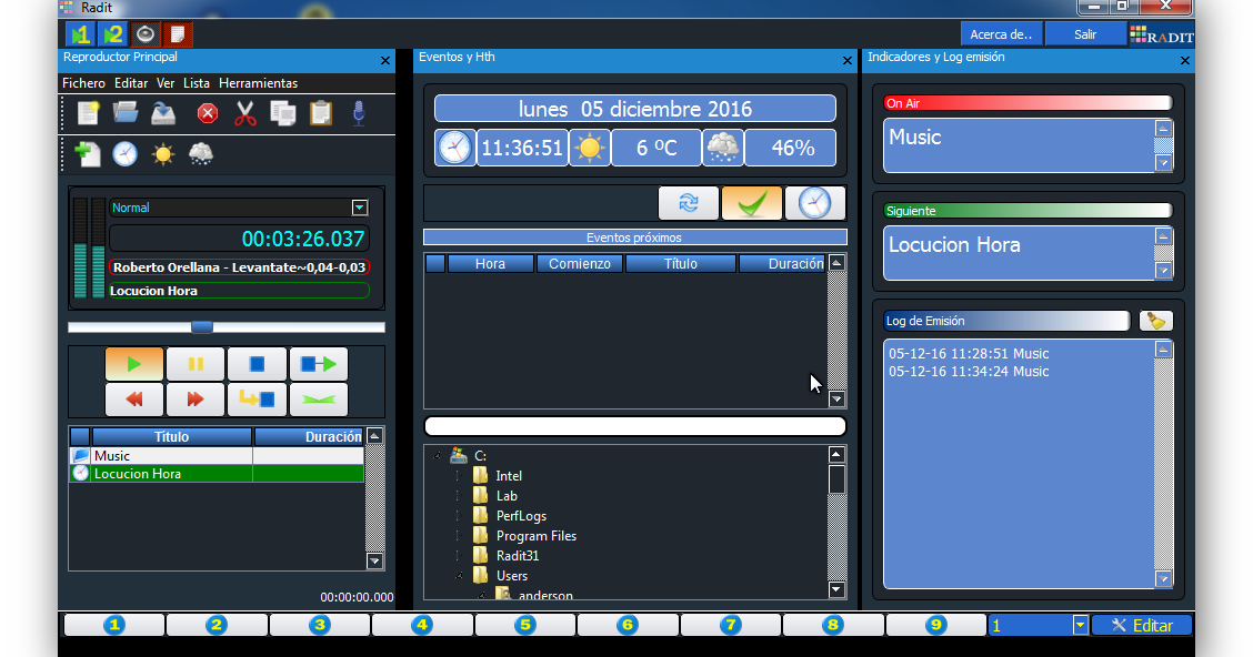 Radit 1.0.4 | Inmutable 96.5fm