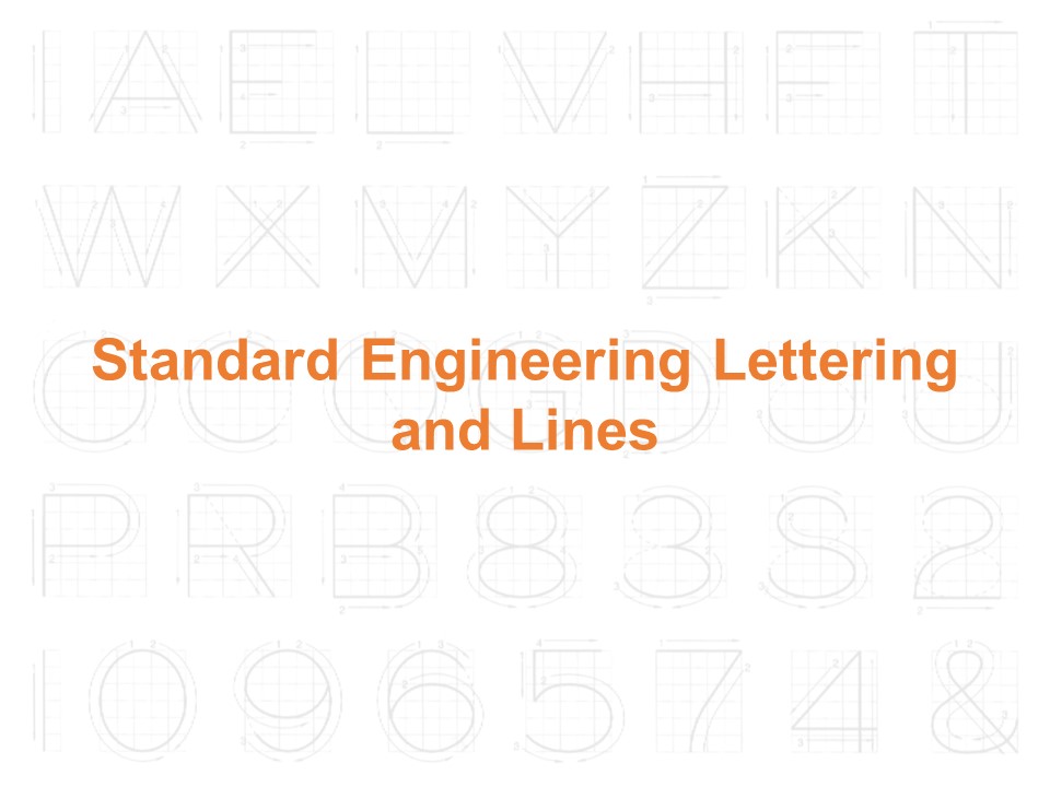 Engineering Drawing Basic Tips & Rules, Lettering Dimensions etc