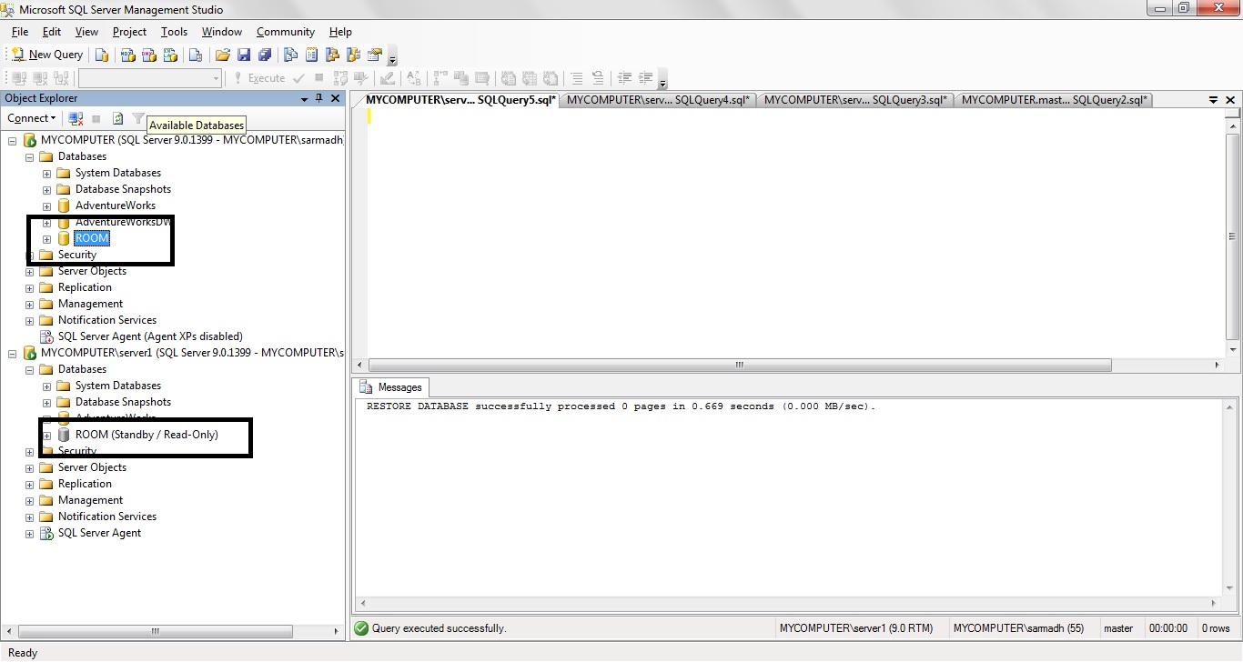Manage Sqlserver Create Log Shipping In Sql Server