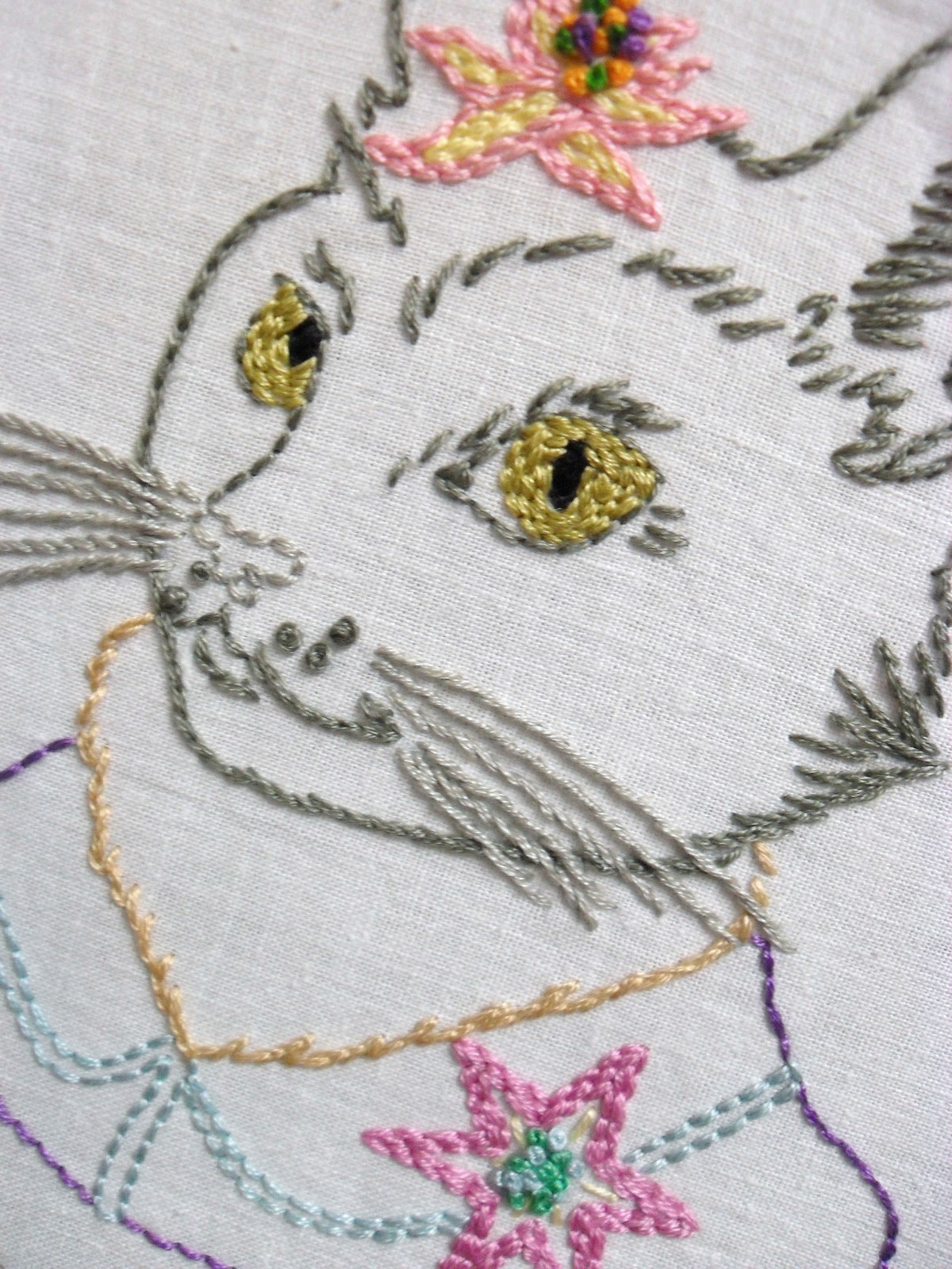 FIBERARTSY/craftsy: Miss Kitty's going to a party