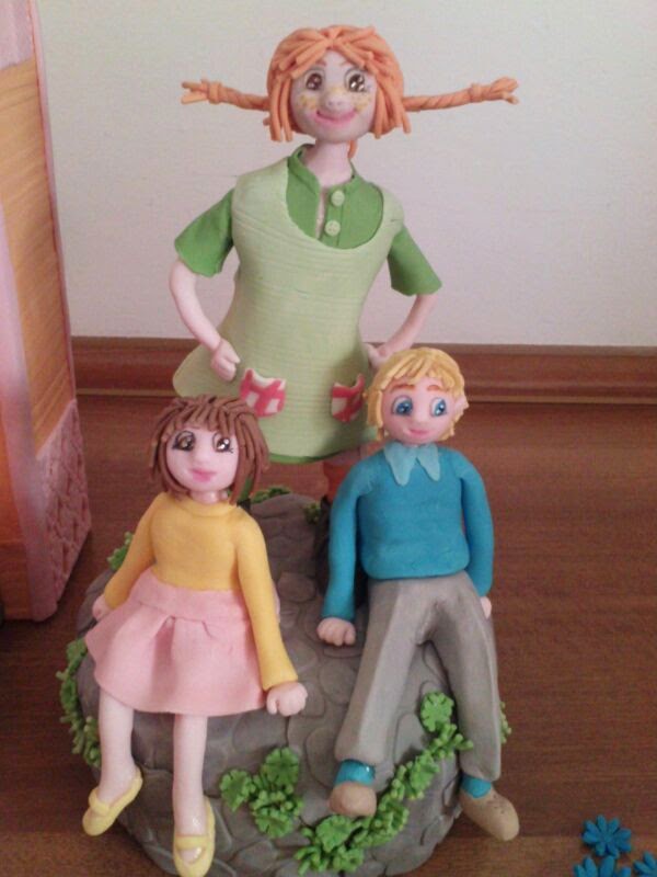 A tutta creatività!: Pippi Calzelunghe in pasta di zucchero