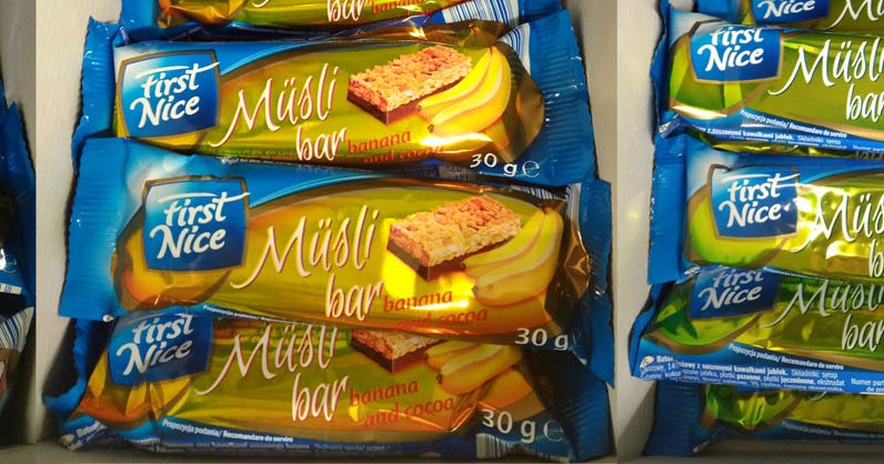 Baton musli, First Nice | Wegańskie Zakupy