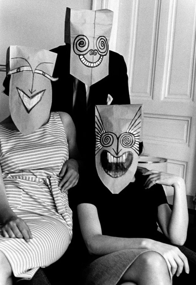 Mask Series With Saul Steinberg Photographed by Inge Morath, 1959-1962 ...