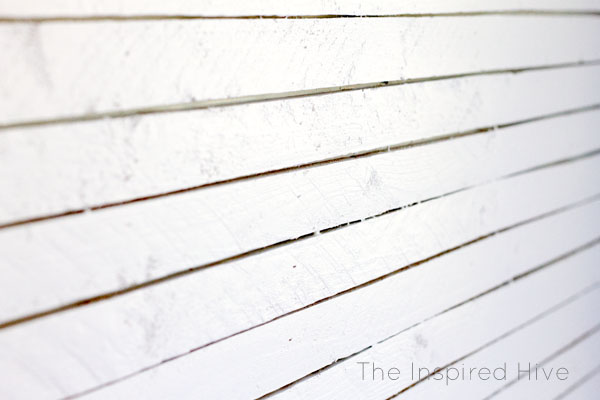 DIY Skinnylap Feature wall | The Inspired Hive