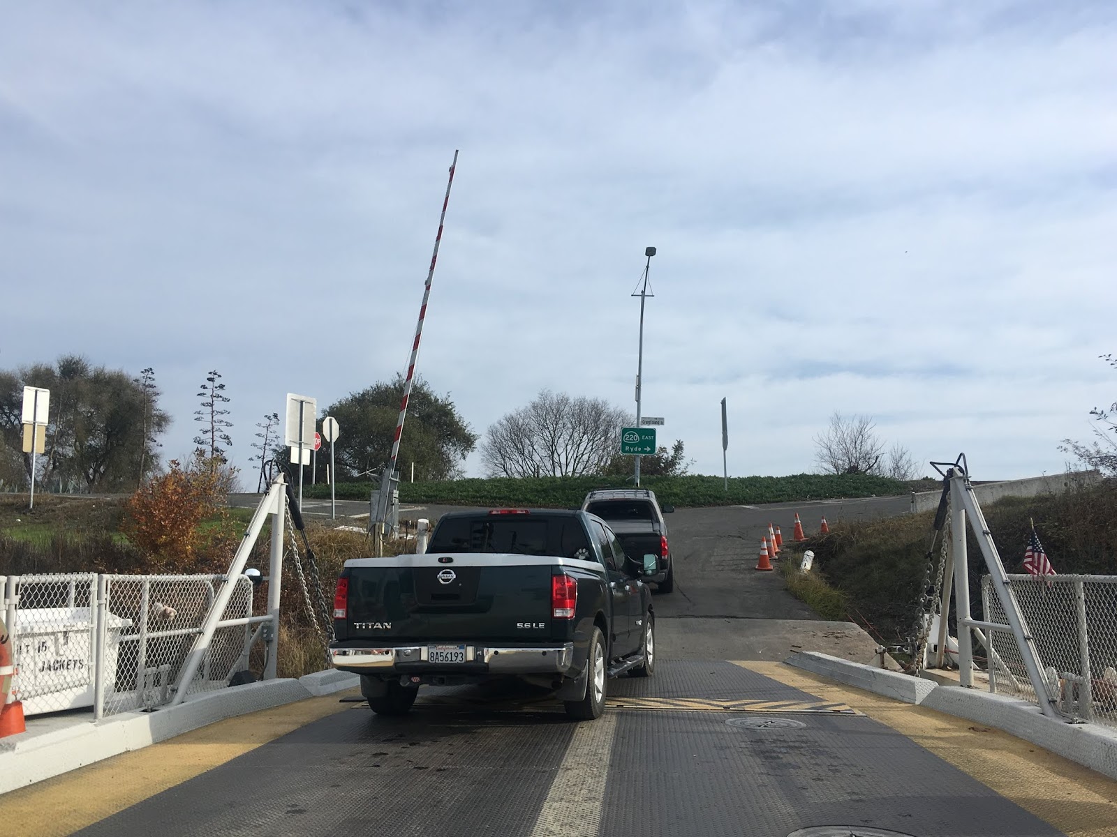 California Ferry Routes; CA 84 over the Real McCoy II Ferry and CA 220 ...
