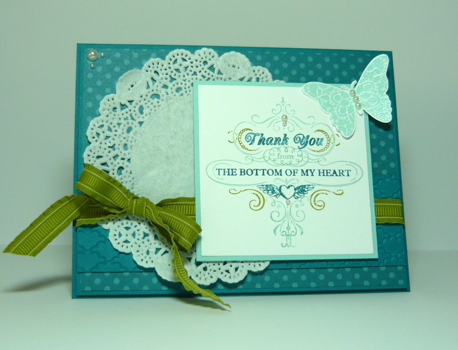 Perry Papercrafts: Indigo Thank You