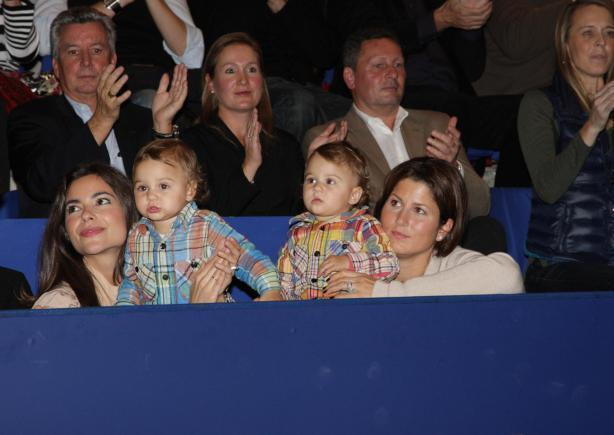 Roger Federer's family - Mirka and twins Myla Rose and Charlene Riva