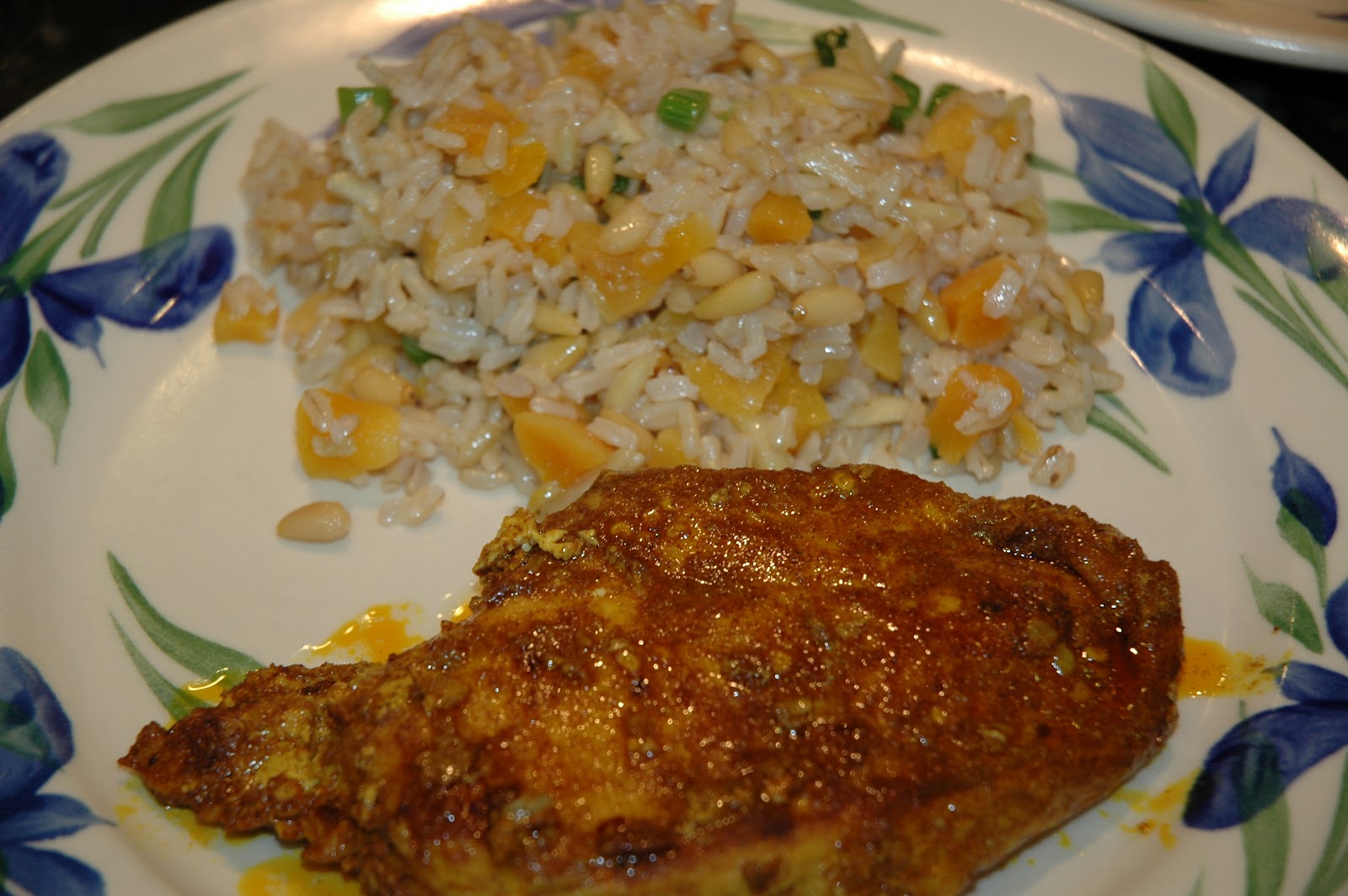 Sue's Kitchen Digest: Spiced Chicken Breasts with Algerian Wedding Rice