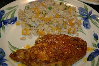 Sue's Kitchen Digest: Spiced Chicken Breasts with Algerian Wedding Rice