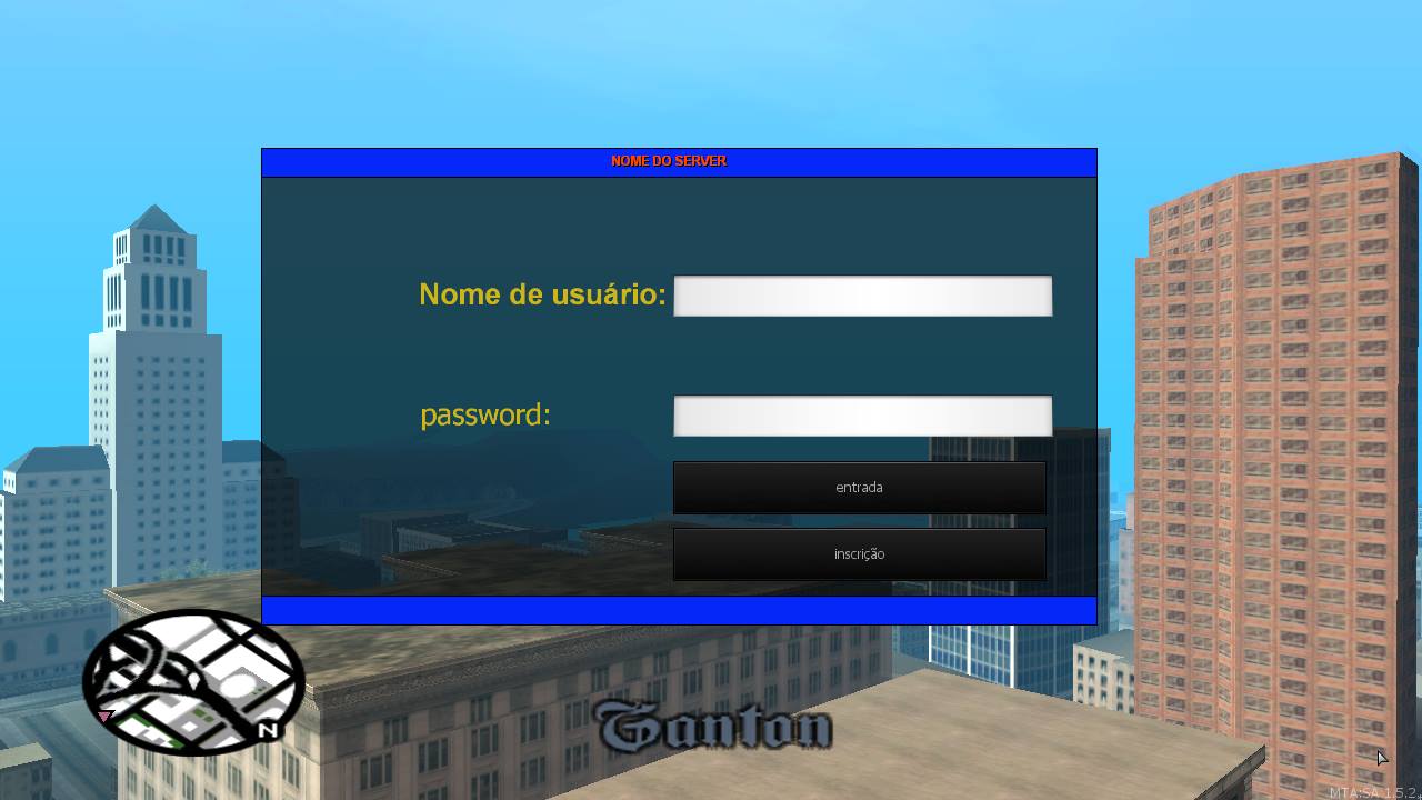 [MTA:SA] PAINEL DE LOGIN DX - MTA Brasil