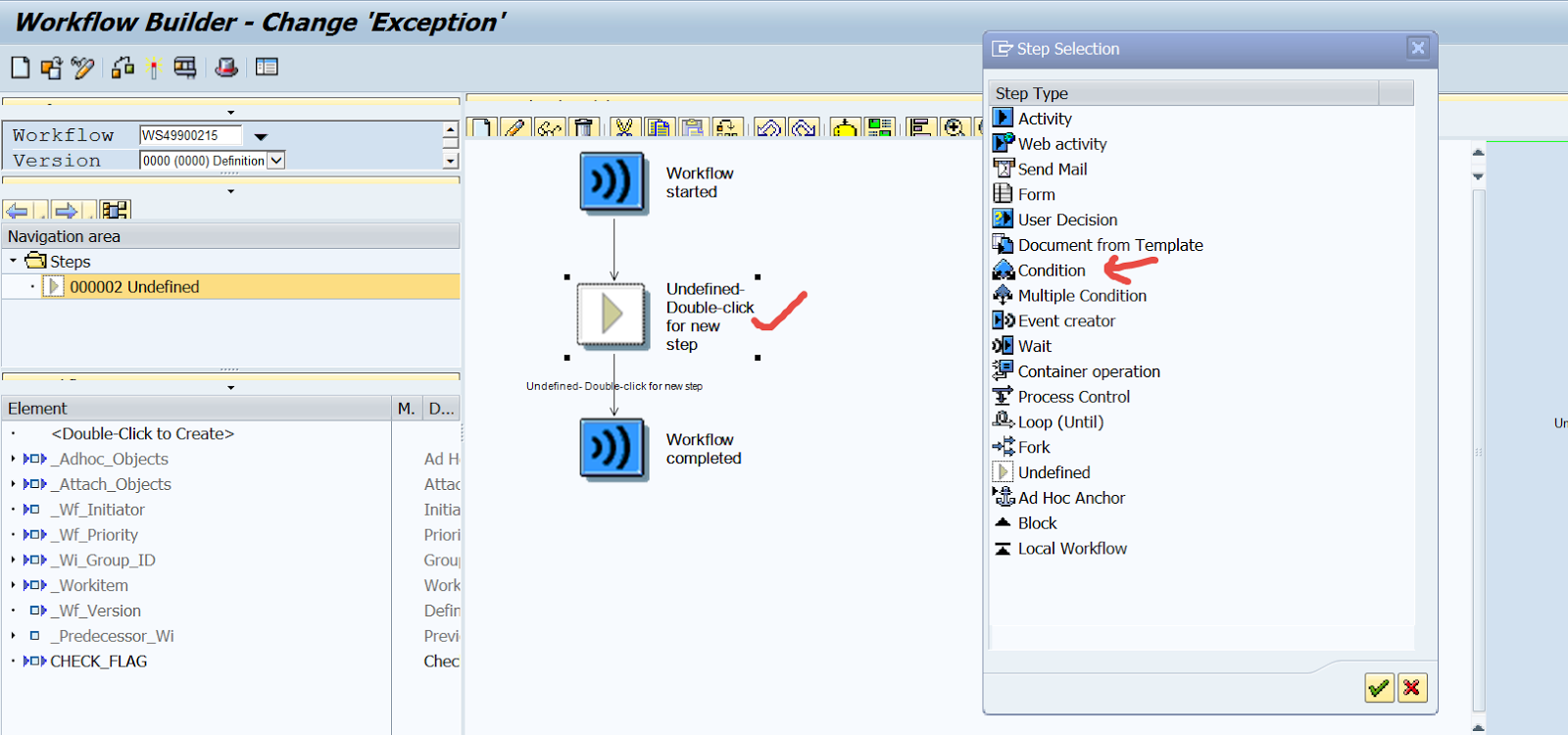 TECHSAP : Workflow : Demo13- Rasing and handling exception in Work FLow