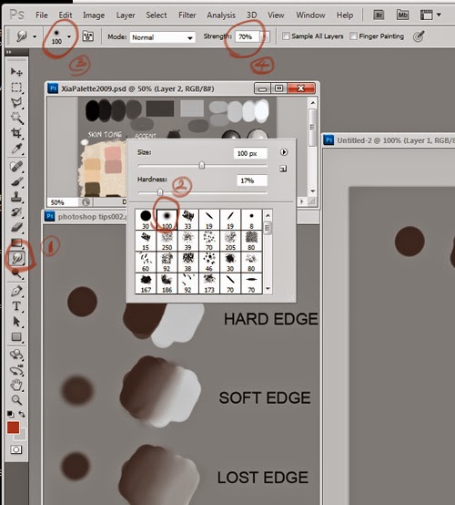 parthphotoshop tutorial: The Smudge Tool