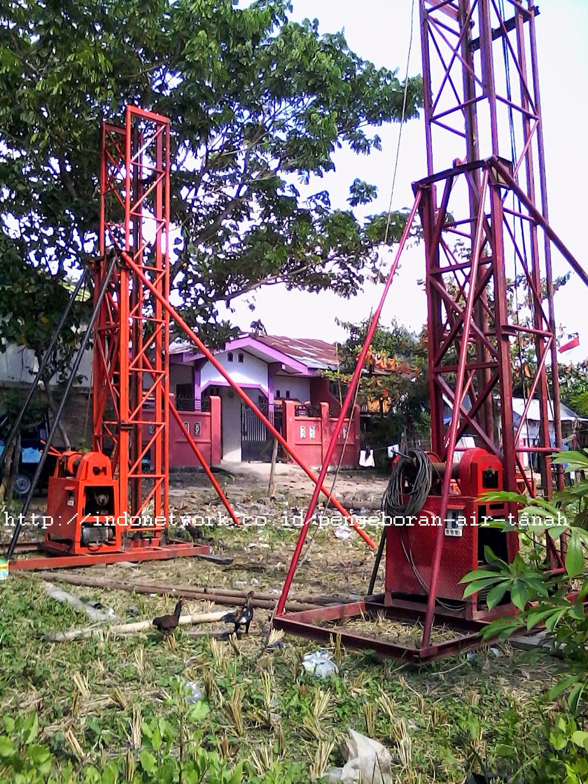 Pengeboran Air Tanah { DEEP WELL DRILLING }: Mesin Bor