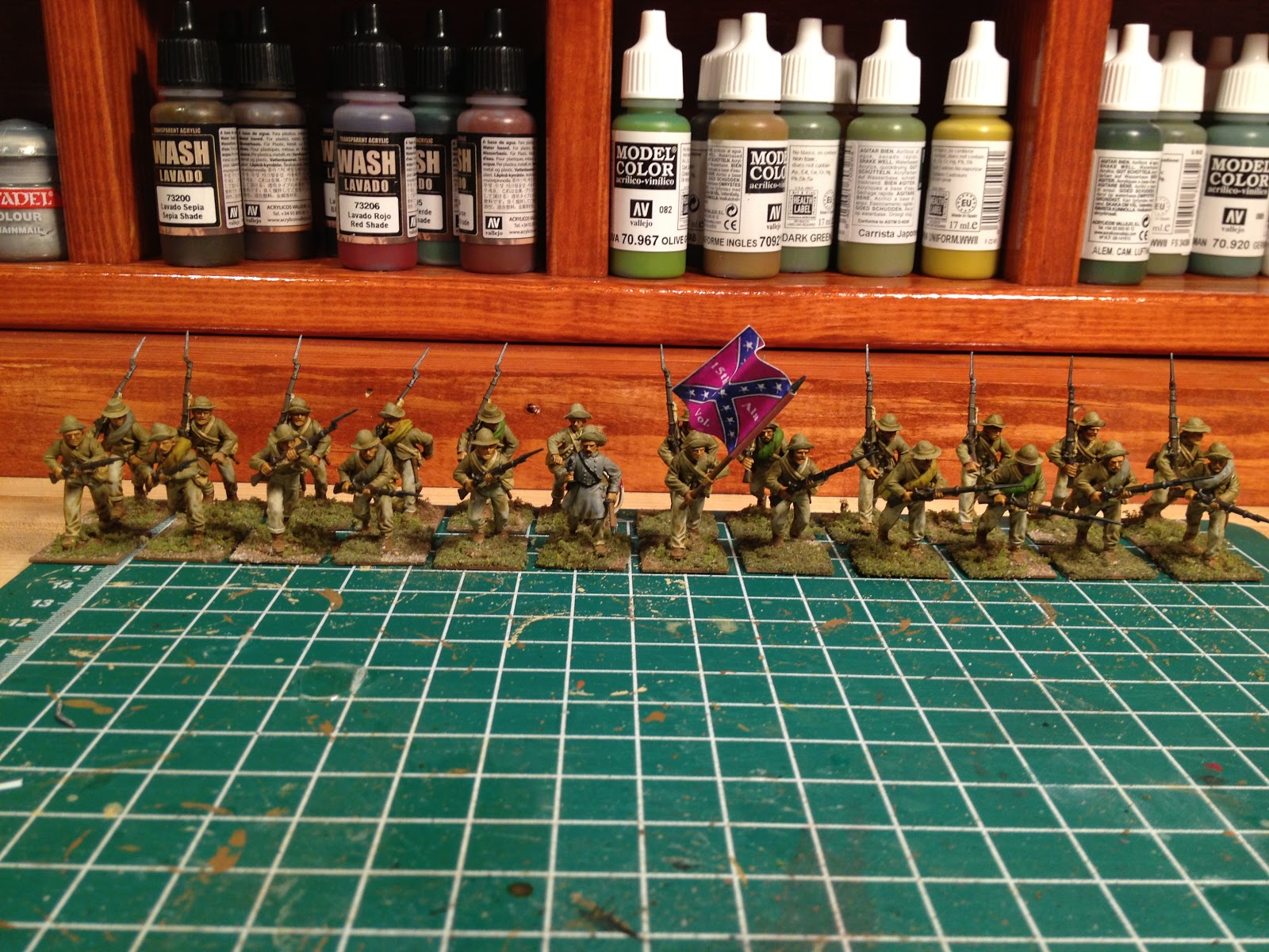 Lair of the Uber Geek: Perry Plastic Confederate Infantry: A Review