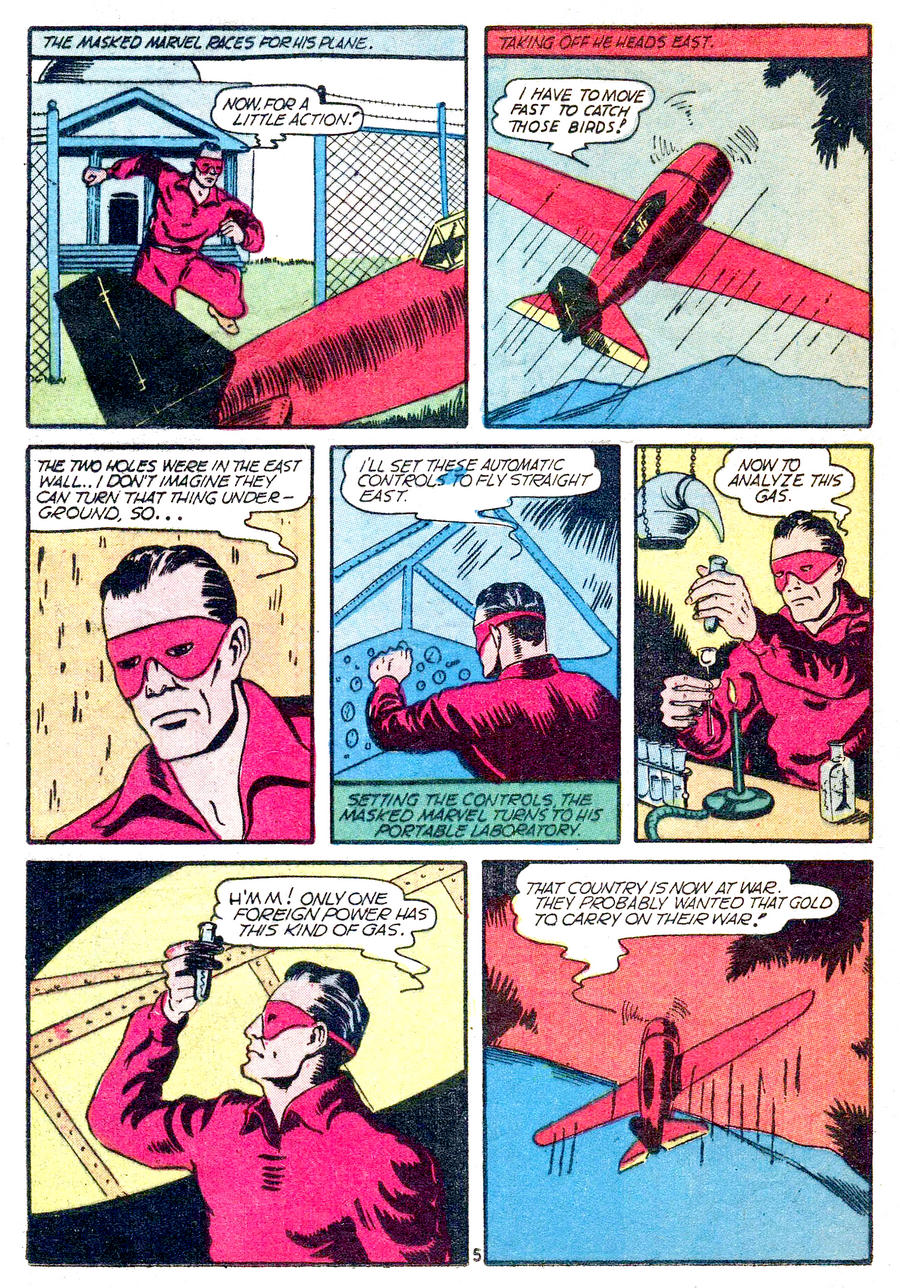 Pappy's Golden Age Comics Blogzine: Number 2019: The Masked Marvel’s ...