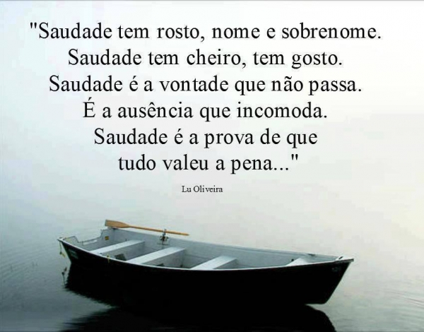 UMA CARTA DE SAUDADE+DEZ FRASES DE SAUDADE