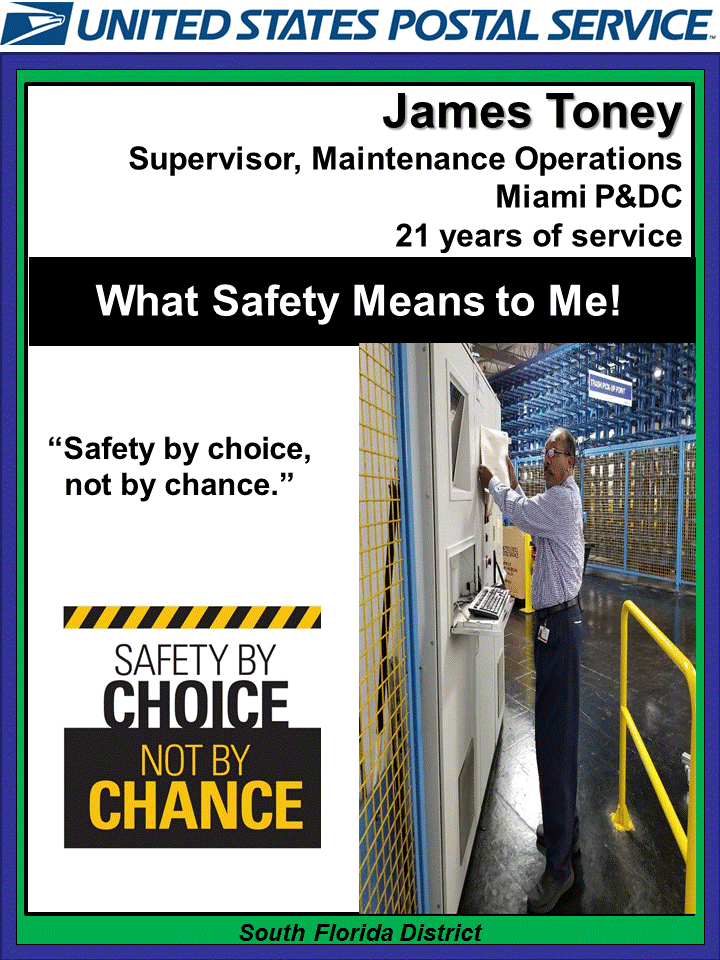 South Florida Postal Blog: 'What Safety Means to Me!'