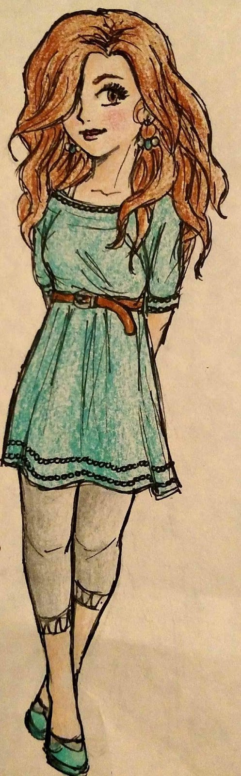 Little Bird Creations: Drawings, Drawings, Drawings, and a Lumpy Hair ...