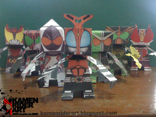 Kamen Rider Meisters: Kamen Rider Papercraft Models