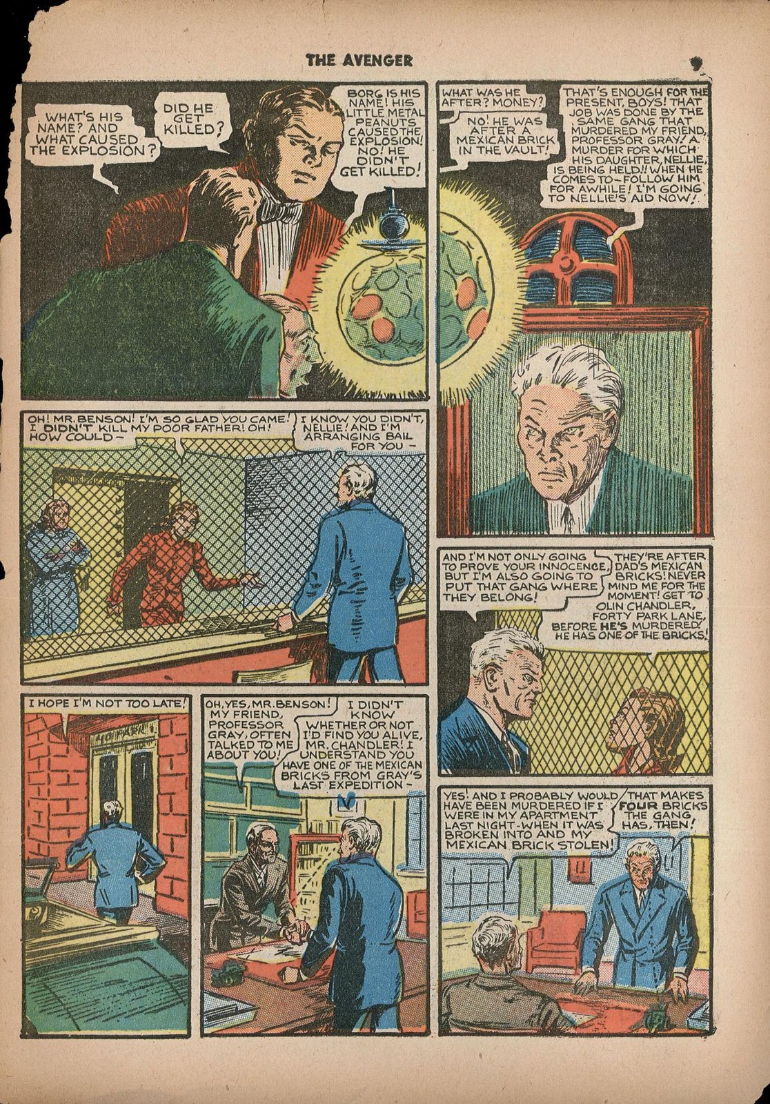 doc savage and other pulp stuff: 1ST The Avenger pulp comic 1940