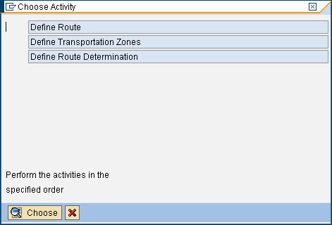 SAP Tutorials: Route Determination Configuration