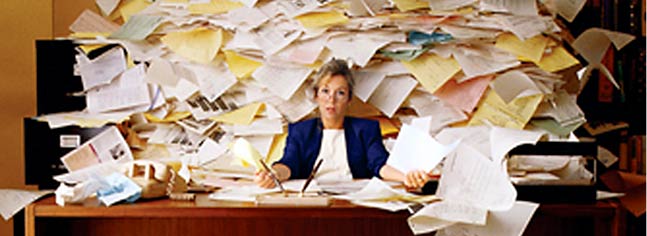 On the PhD trail: A messy desk is the sign of...