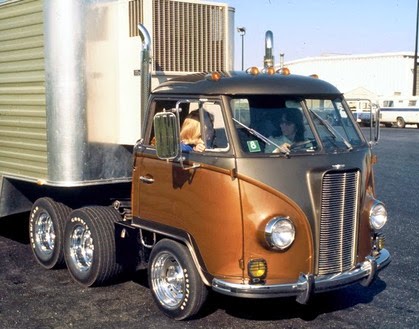Just A Car Guy: unique VW cab customized to a 5th wheel semi