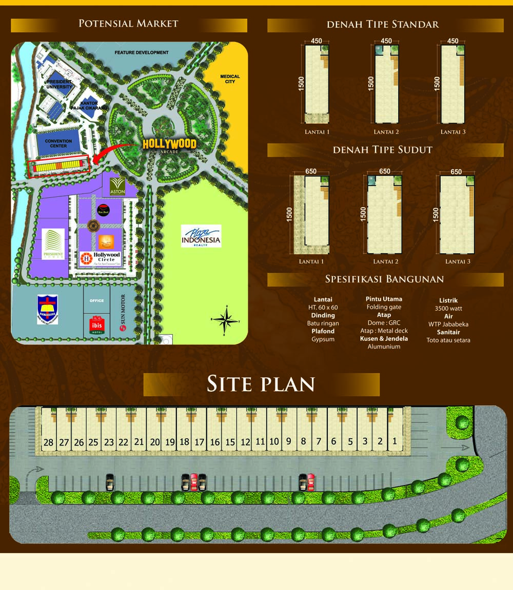 Ruko Hollywood Arcade @Jababeka: Ruko Hollywood Arcade Jababeka