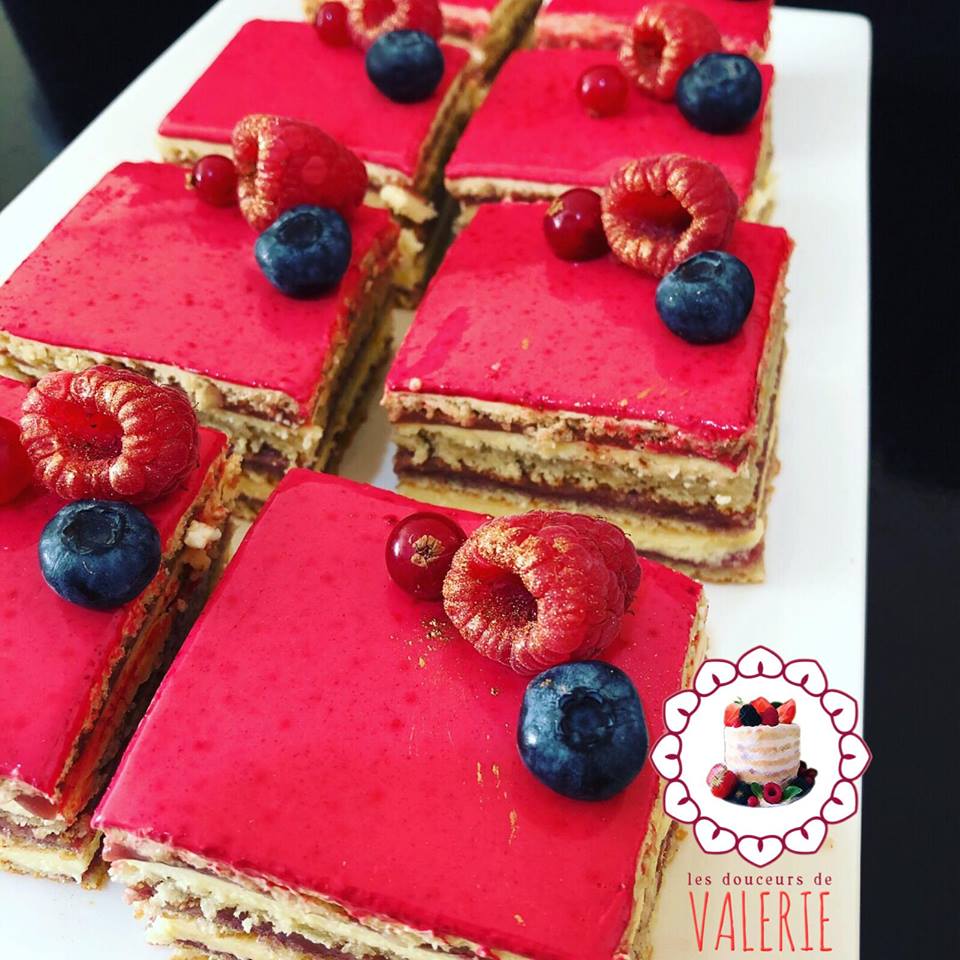 Les Douceurs de Valérie: 🎼Mes Opéra Framboise 🎼