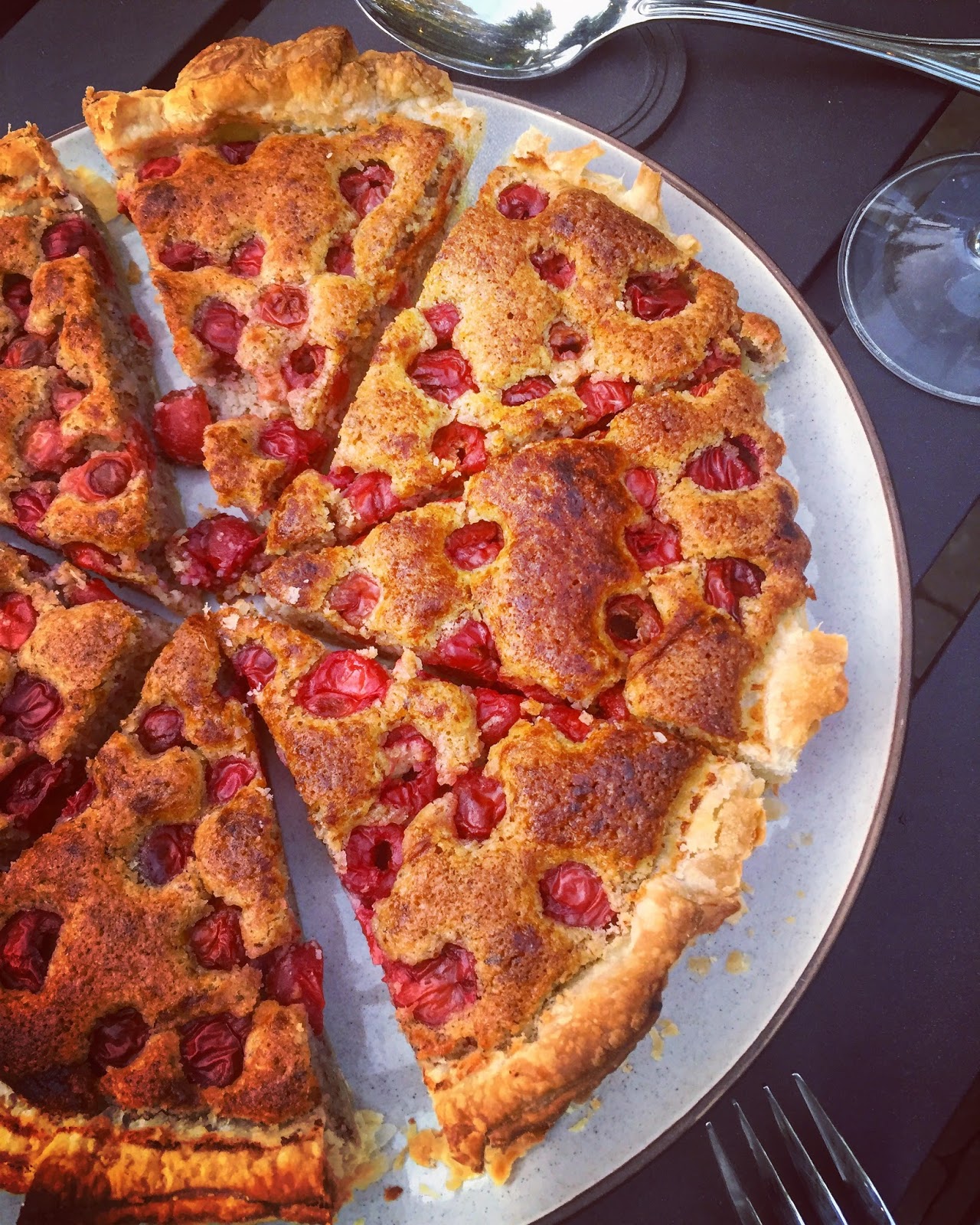 Sour Cherry Frangipane Tart & Winners!