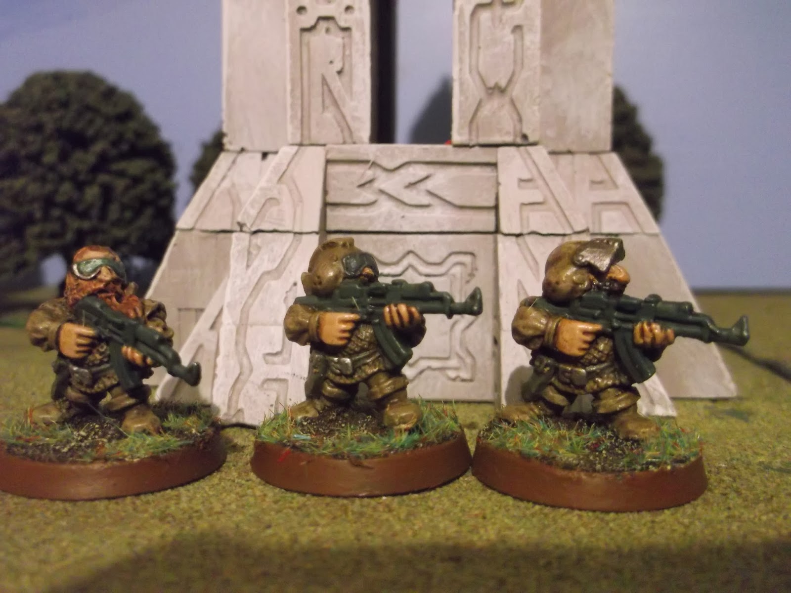 Goblin Lee's Miniatures Blog. : Squat Army Finished!
