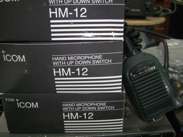 MICROPHONE ICOM HM-12 ~ SAE HOBBIES communication jual alat radio ...