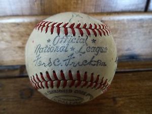 SIGNED BASEBALL IDENTIFICATION