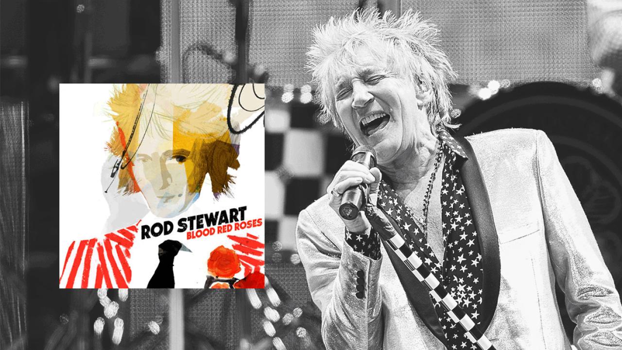 RETRO KIMMER'S BLOG: ROD STEWART NEW RELEASE! BLOOD RED ROSES!!
