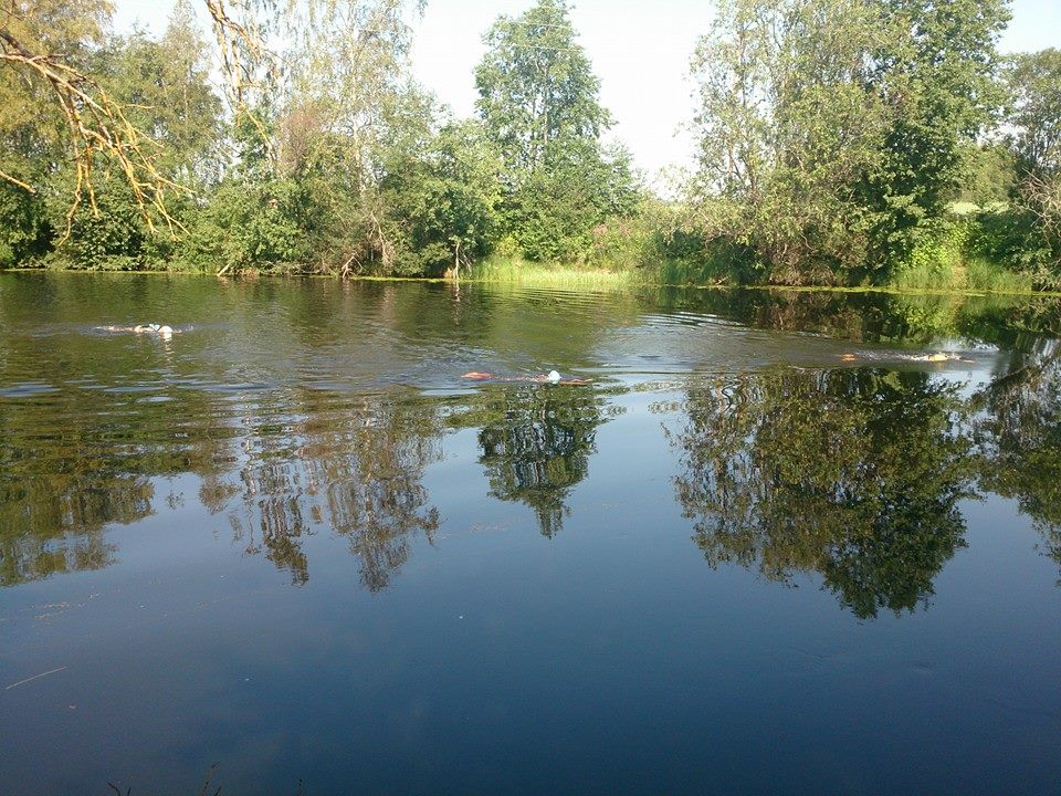 Resan mot Järnmannen: Å-simmet i Voxnan, Semesterutmaningen 2015...