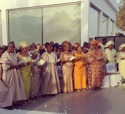 Photos from the wedding of Senator Daisy Danjuma's son