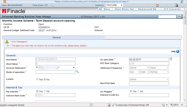 Solution for the error - "The agent you input has not linked to the ...