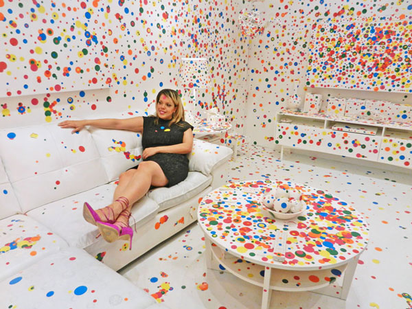 Kusama Infinity Mirrors Exhibit - The Blondissima