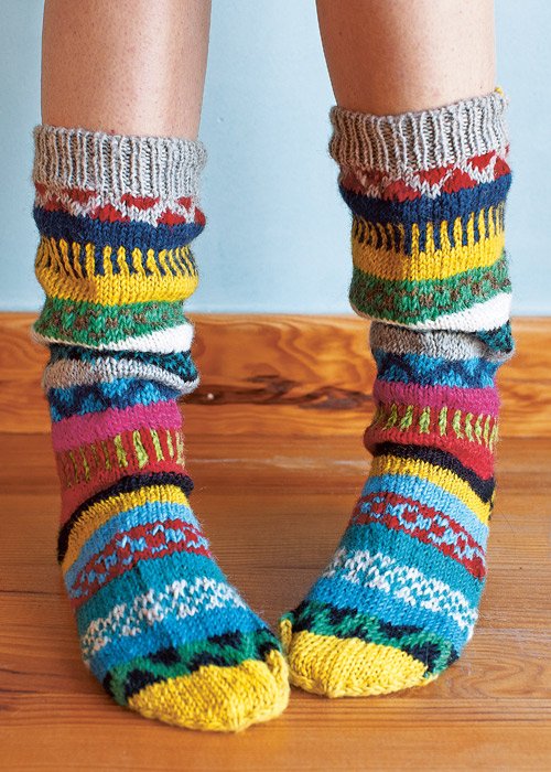 Sugar Nellie: Knitted socks