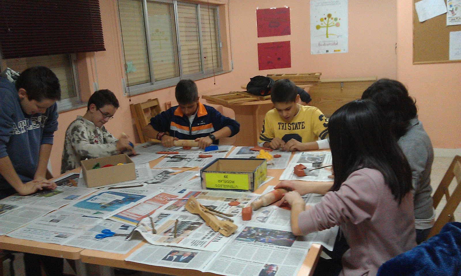 Construyendo mi futuro "El Encinar": Manualidades con arcilla