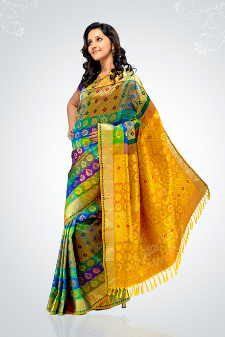 Latest sarees/salwars/Tops/kurtis designs: Bridal Wedding Sarees