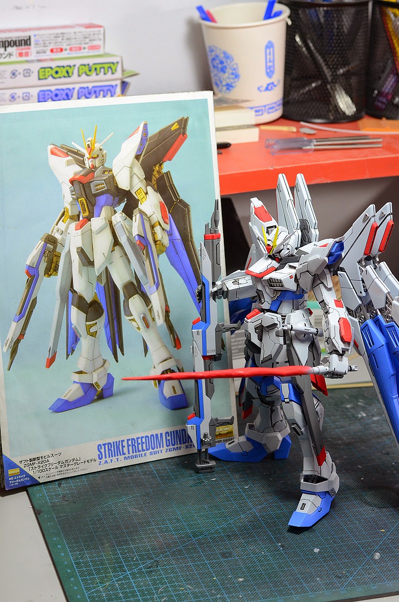 Custom Build: VP 1/100 Strike Freedom Gundam "Detailed"