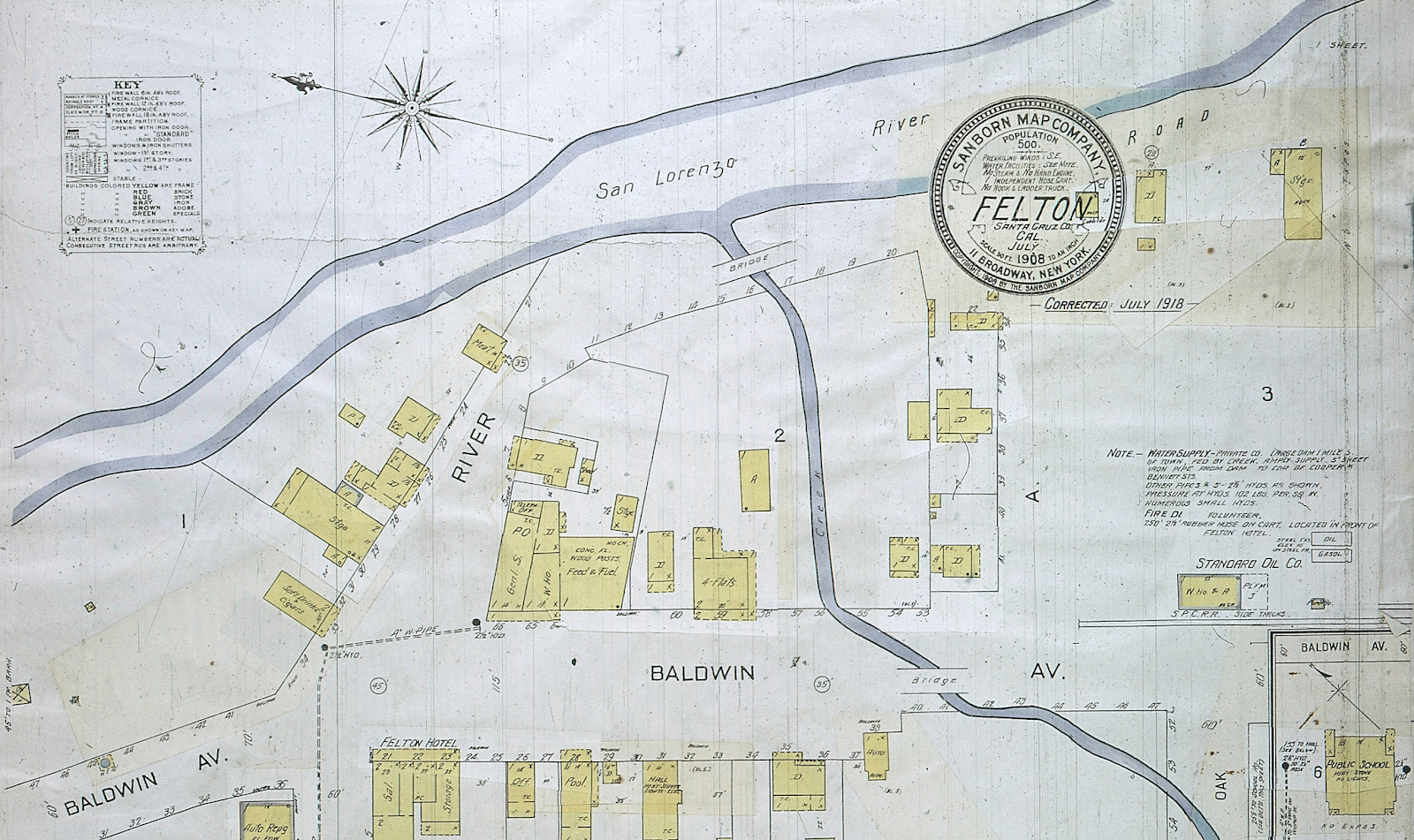 Santa Cruz Trains: Railroads of the Monterey Bay: Stations: Old Felton