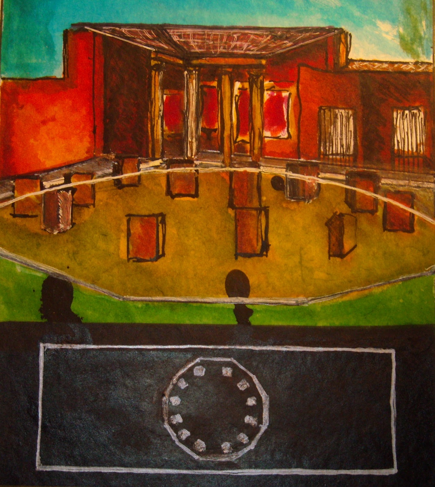 O abraço da Antiguidade: Macellum (Pompeii)