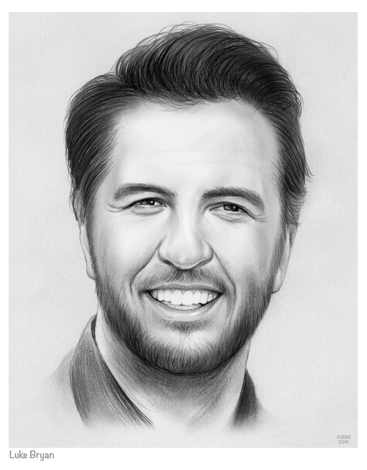 Sketch of the Day: Singer Luke Bryan