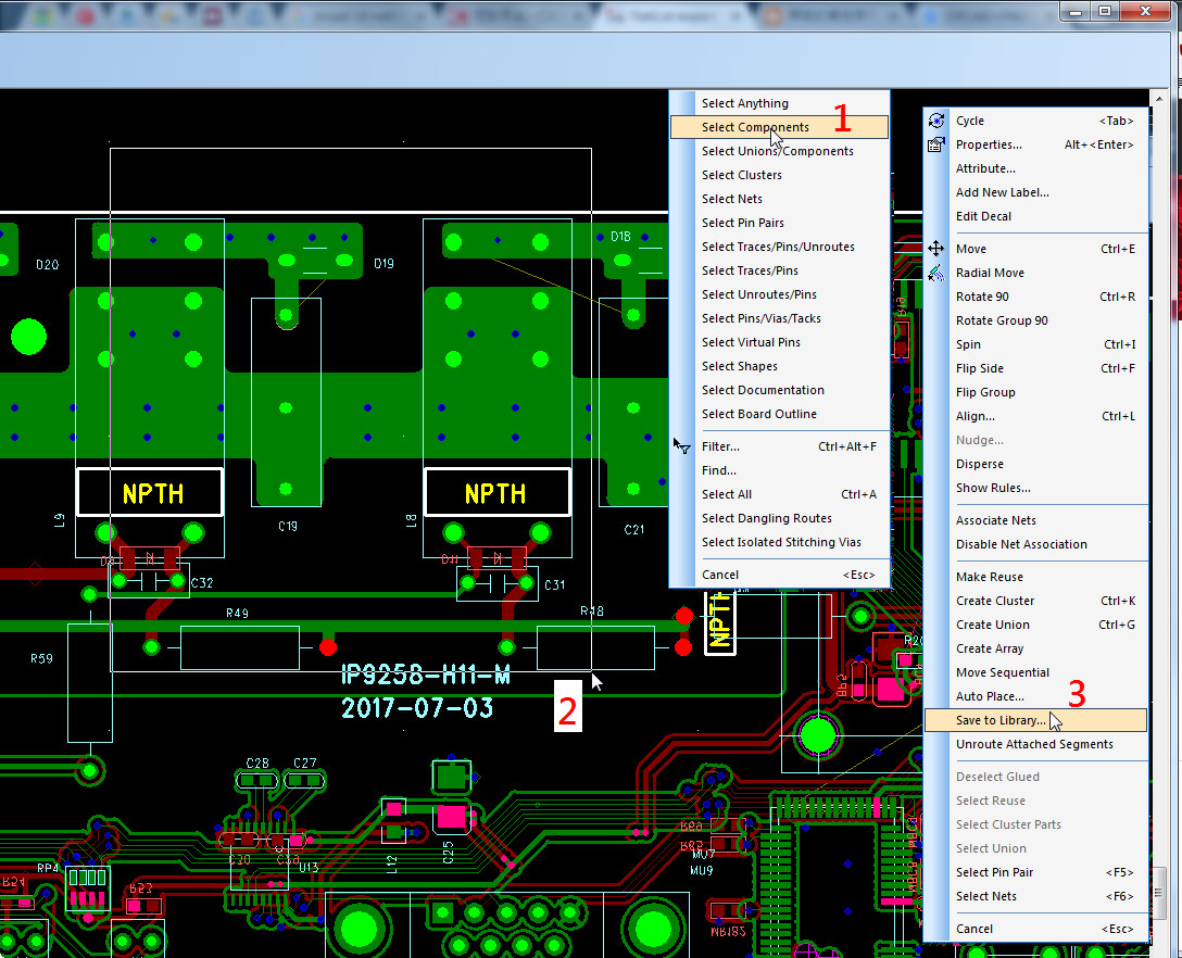 只想宅在家的熊窩: PADS 9.5由PCB復製零件封裝到零件庫
