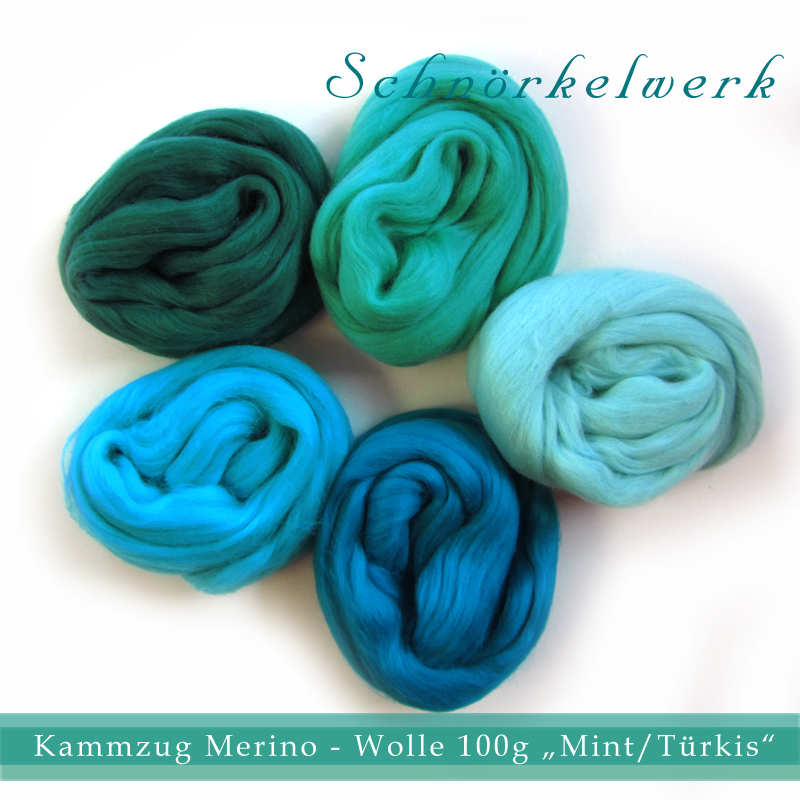 Filz Wolle, Kammzug Merino Wolle