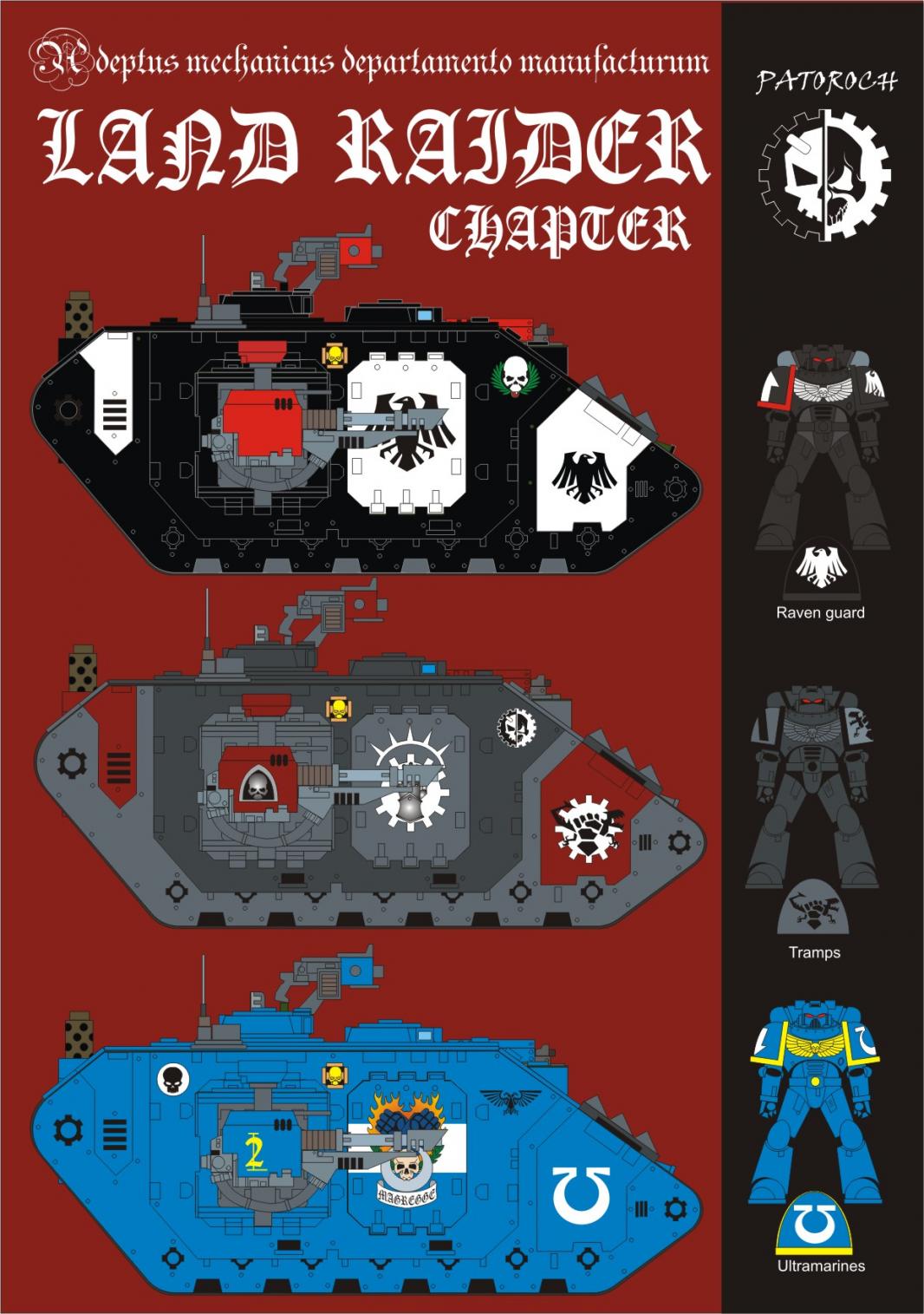 Paper Wargames: 40k Land Raider